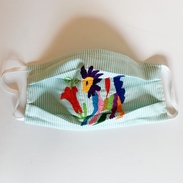 Face masks Otomi Embroidery (Assorted colors) – Primavera Collection